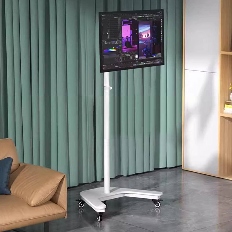 SteelView Mobile Tv Monitor floor stand Mount Bracket Cart rotating 10