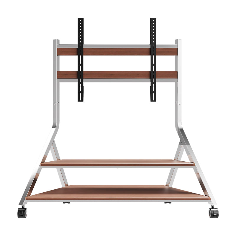 Large Tower Art Mobile TV Stand Trolley Mount Bracket with Storage 50-